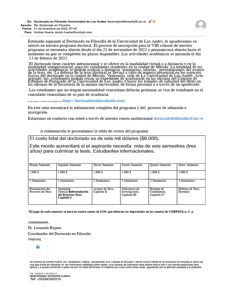 Doctorado en Filosofía | PDF | Doctorado