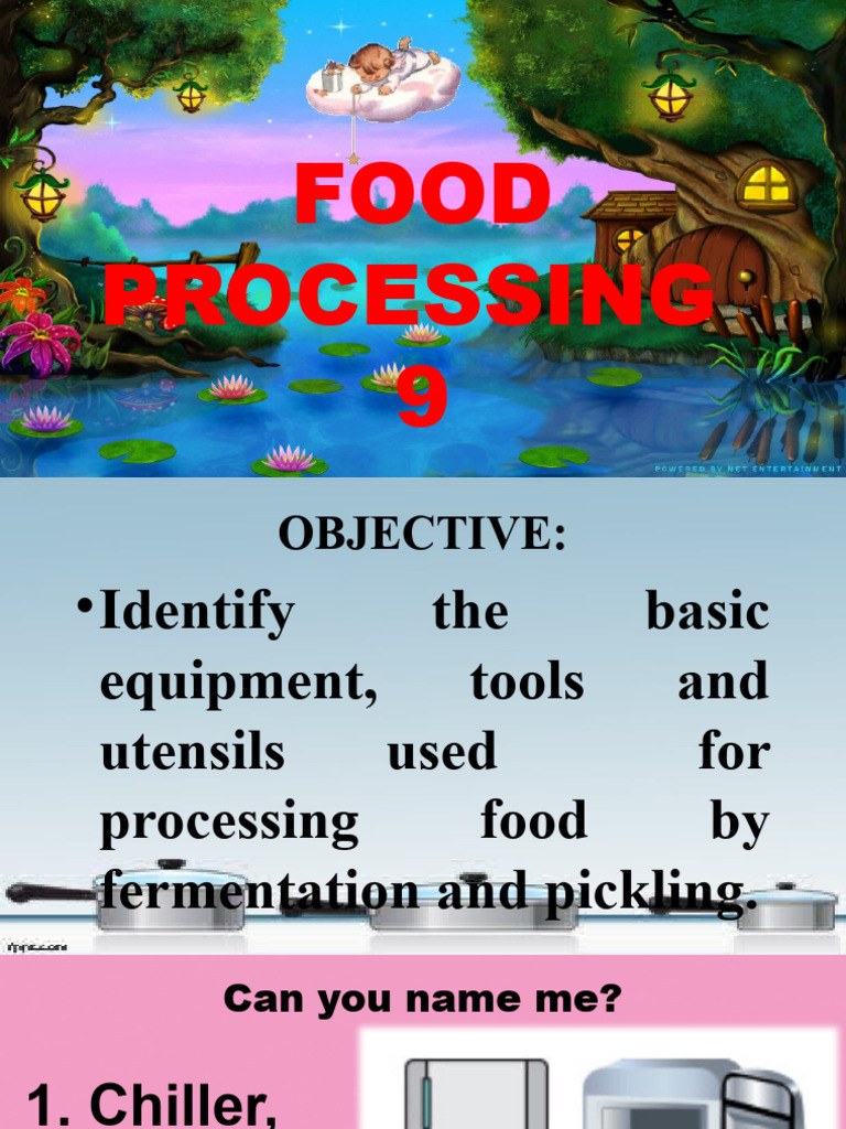 Basic Tools & Equip. Food Processing | PDF | Refrigerator | Kitchen Utensil
