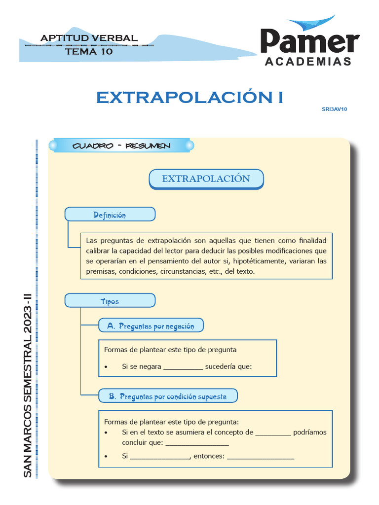 AV - Sem10 - Extrapolación I | PDF | Alquimia | De fumar