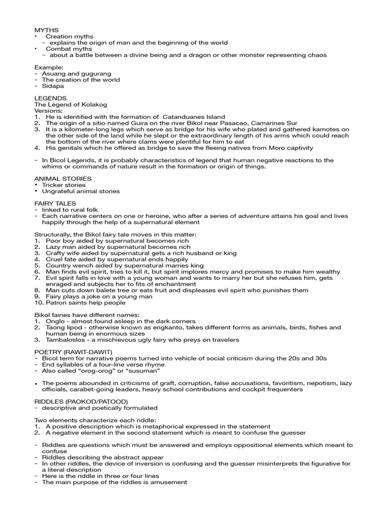 Bicol Studies M | PDF | Poetry | Riddle