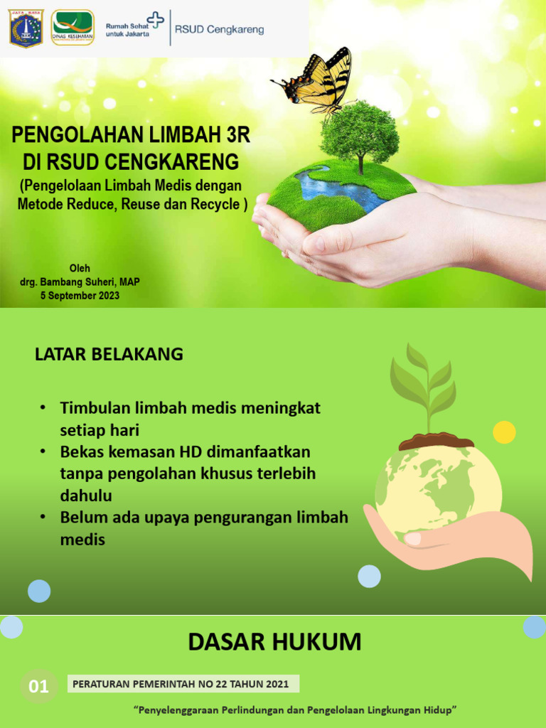 PPT LIMBAH 3R RSUD CENGKARENG | PDF