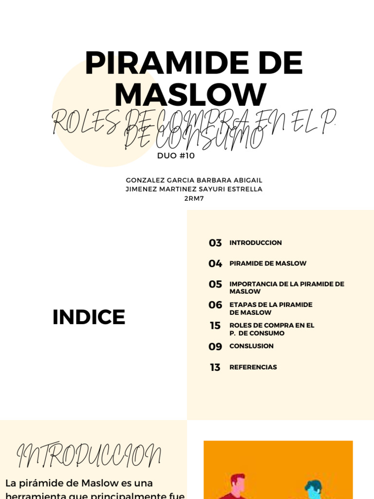 PIRAMIDE DE MASLOW | PDF