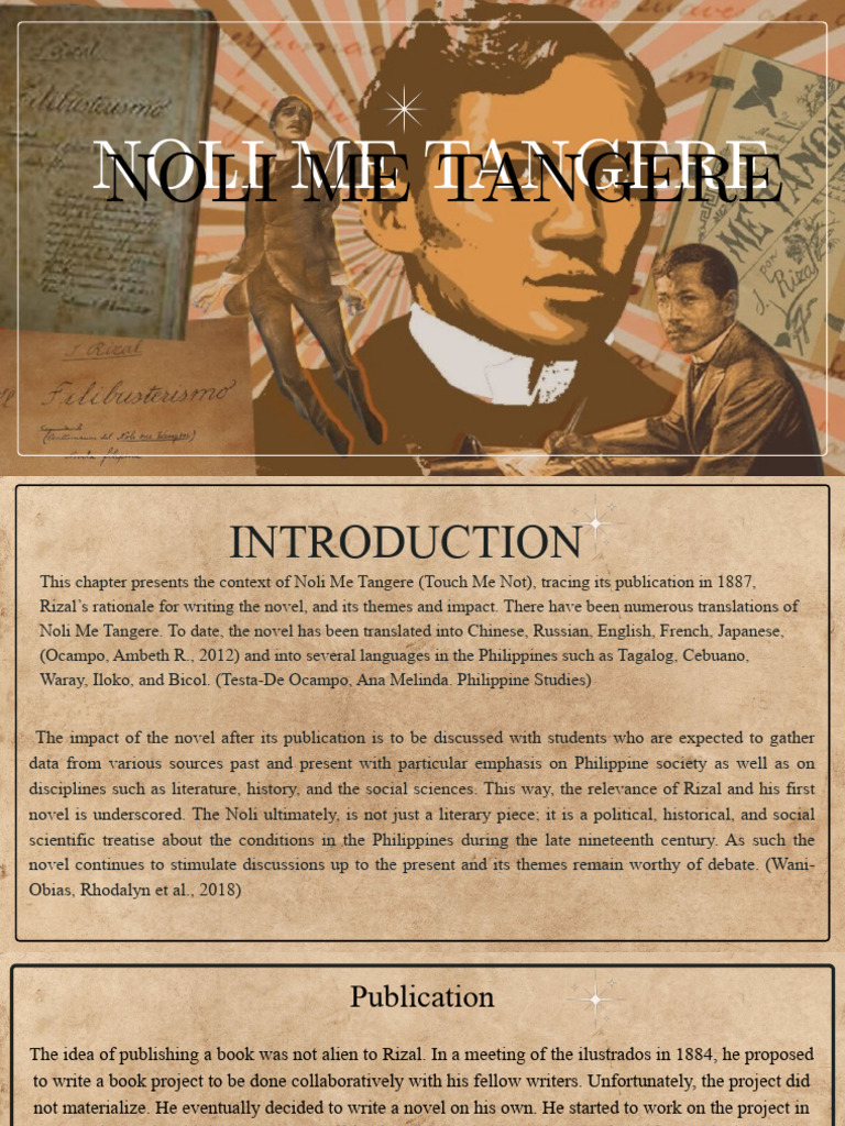 Noli Me Tangere | PDF | Philippines