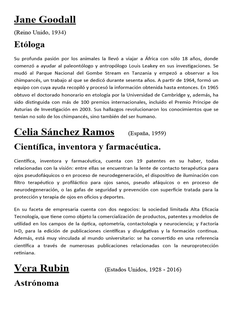 Mujeres de La Ciencia | PDF | James Watson
