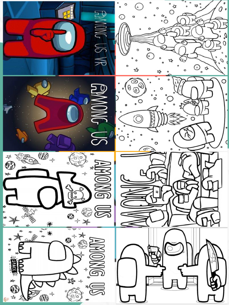 Librito para Colorear Among Us | PDF