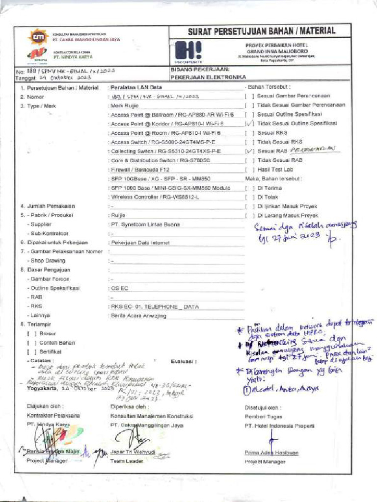 189 - SPM - Peralatan LAN Data Ruijie - Compressed - Compressed - Compressed | PDF