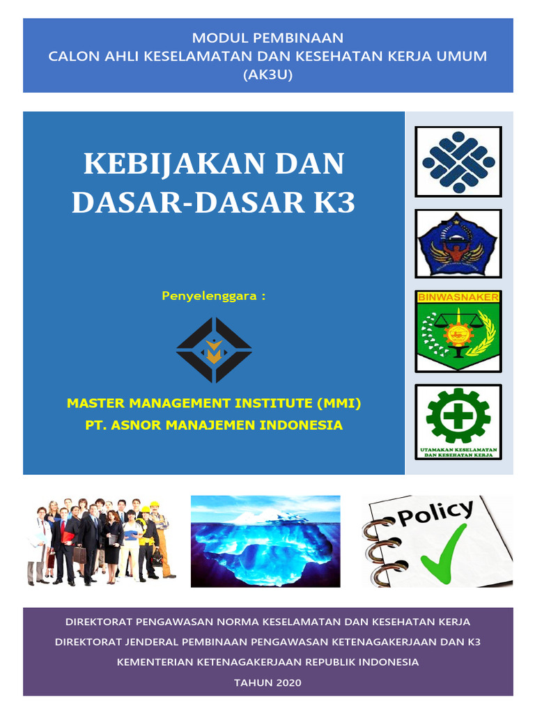 Modul Dasar K3 untuk Ahli K3U | PDF