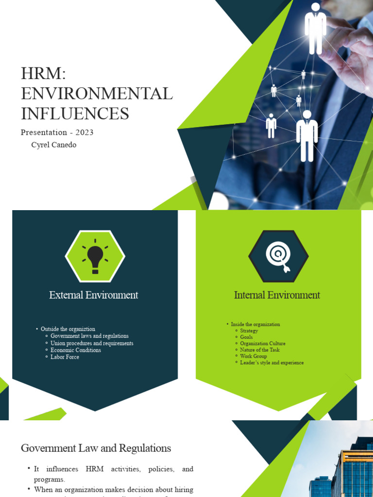 HRM Environmental Influences | PDF | Human Resource Management | Employment