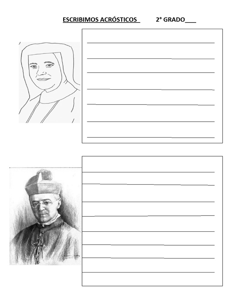 Ficha Acróstico | PDF