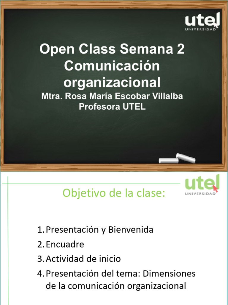 Open Class Semana 2 | PDF | Comunicación | Business
