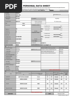 Pds Sample Fill Up | PDF | Government