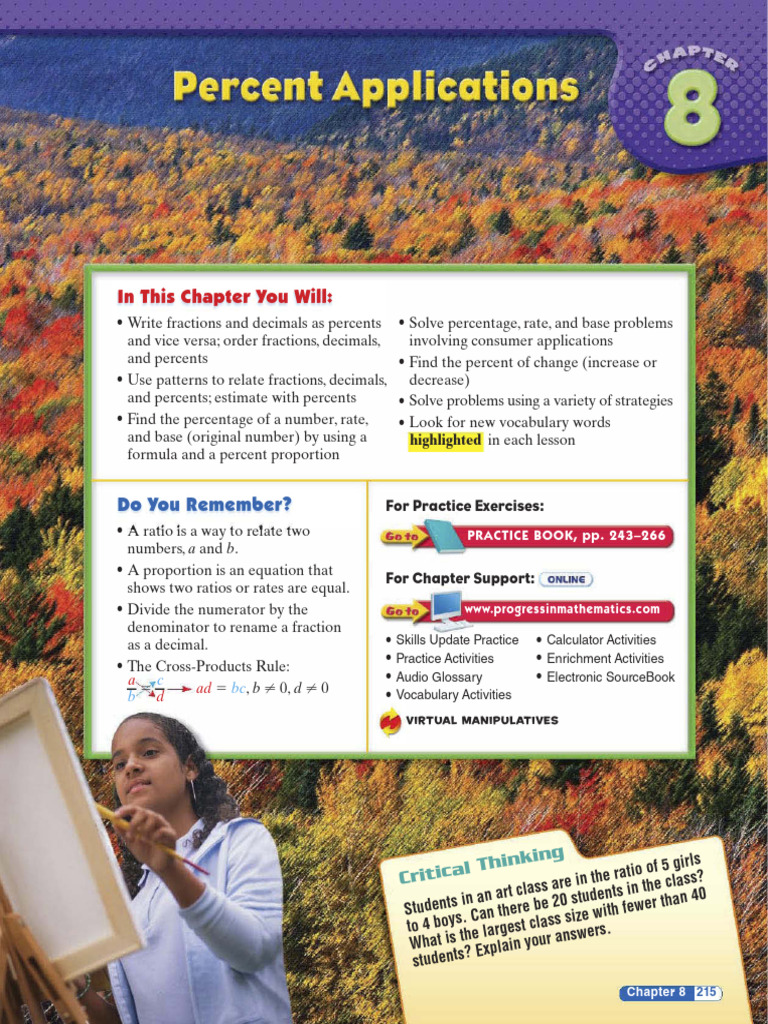 Percentage Grade 8 | PDF | Percentage | Ratio