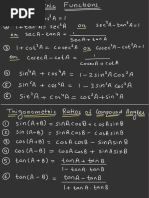 Trigonometry Formulas for Class 11 | Complete List | PDF ...