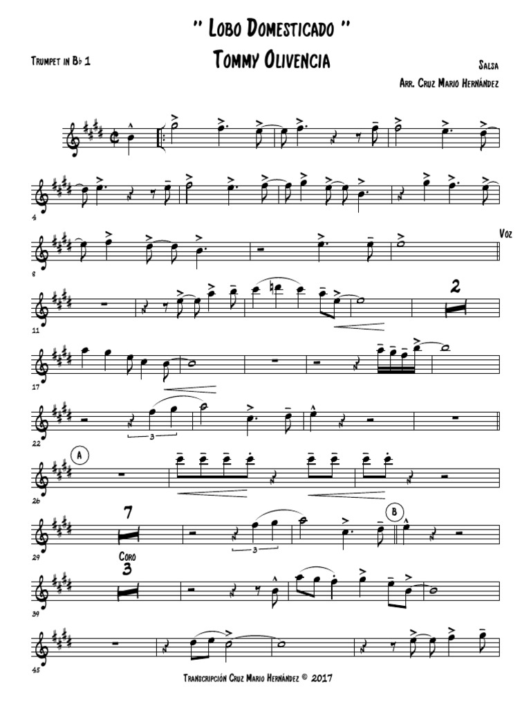 Lobo Domesticado - Tommy Olivencia | PDF