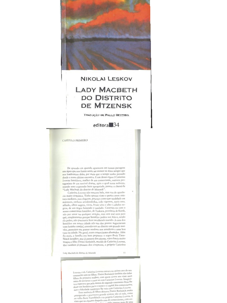 Lady Macbeth Do Distrito de Mtzensk | PDF