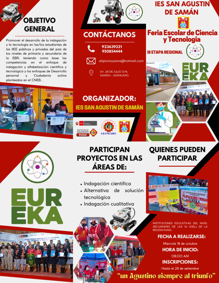 Triptico Eureka 2023 | PDF