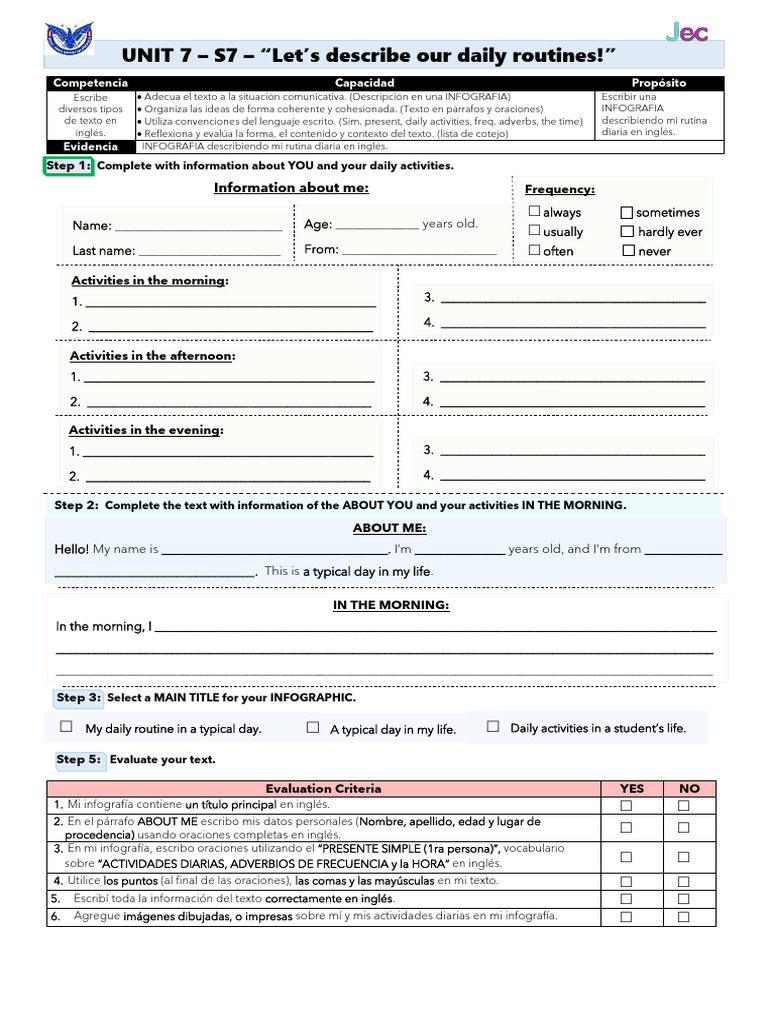 Unit 7 - Session 7 - Cycle Vi 1st - Jaq | PDF