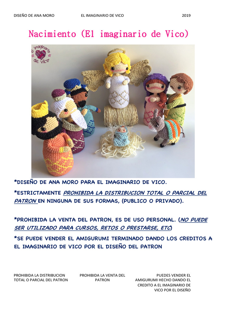 Diseño de Amigurumi: El Imaginario de Vico | PDF | Textiles | Cuerpo humano