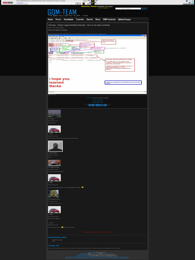 How To Do Basic Scripting | PDF | Cyberspace | World Wide Web