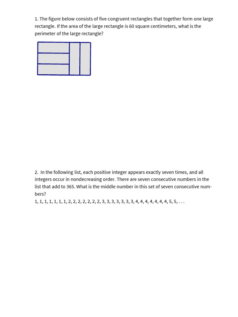 2020 MMC Test | PDF | Triangle | Area
