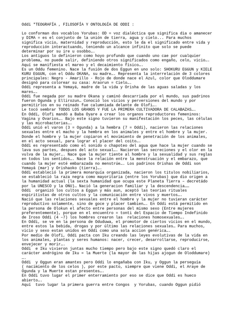 Oddi | PDF | Relaciones sexuales | Mujer