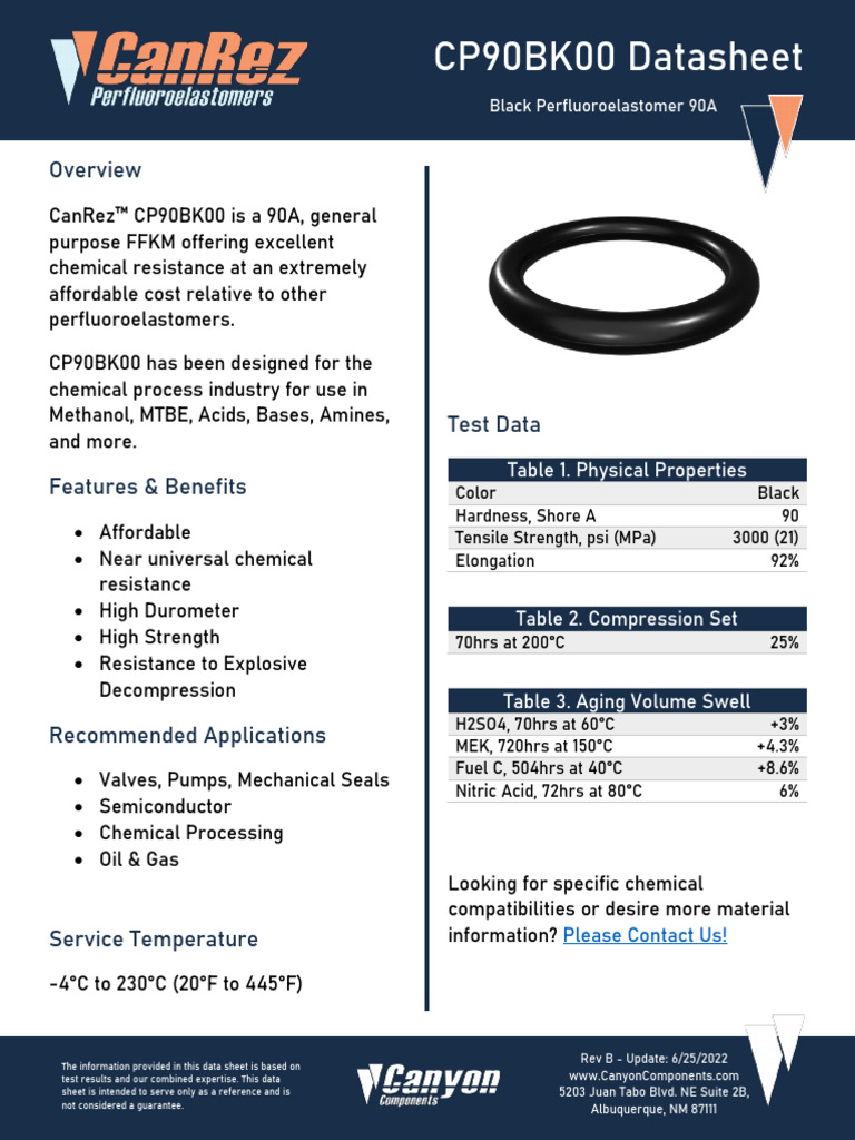CP90BK00 Datasheet | PDF | Materials | Physical Sciences
