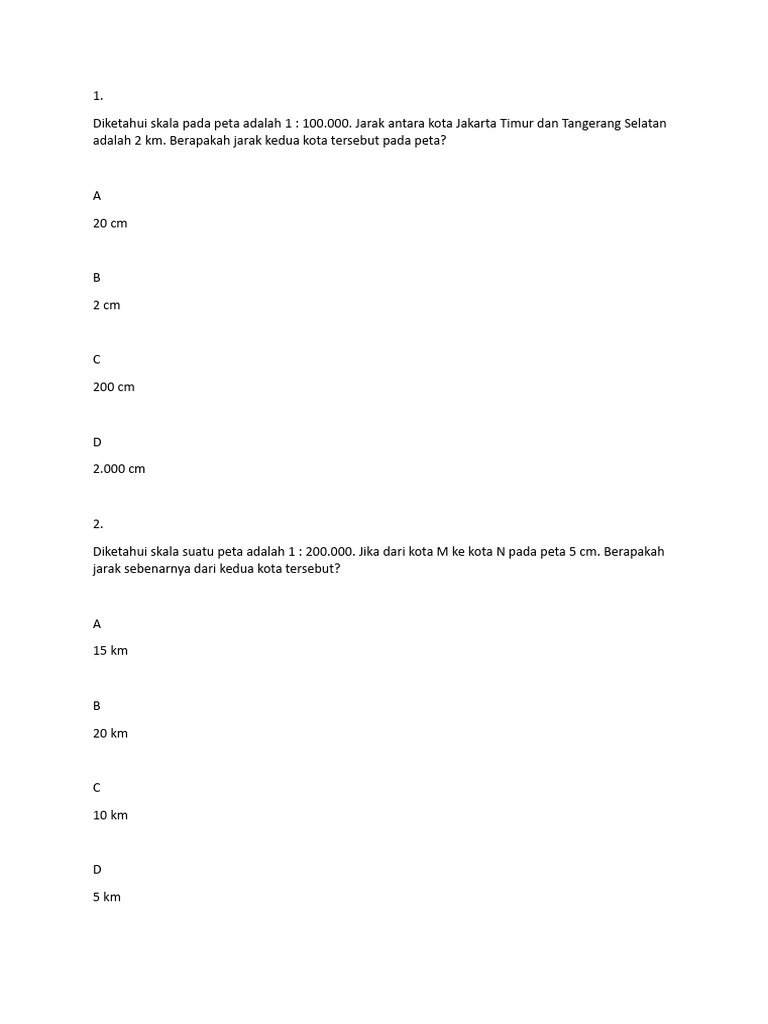 Grade 7 Matematika Skala | PDF