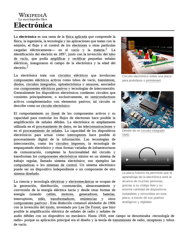 Electrónica | PDF | Electrónica | Tubo vacío