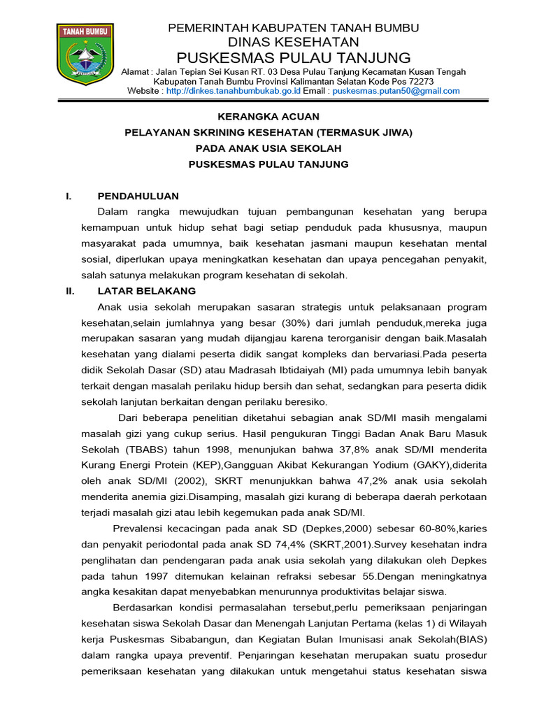 Kak Uks 2023 | PDF | Kesehatan Holistik