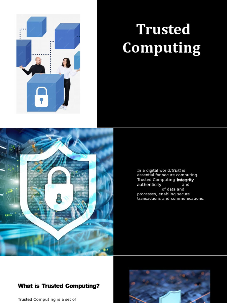3-Trusted Computing (1) | PDF | Trusted Computing | Information Technology Management