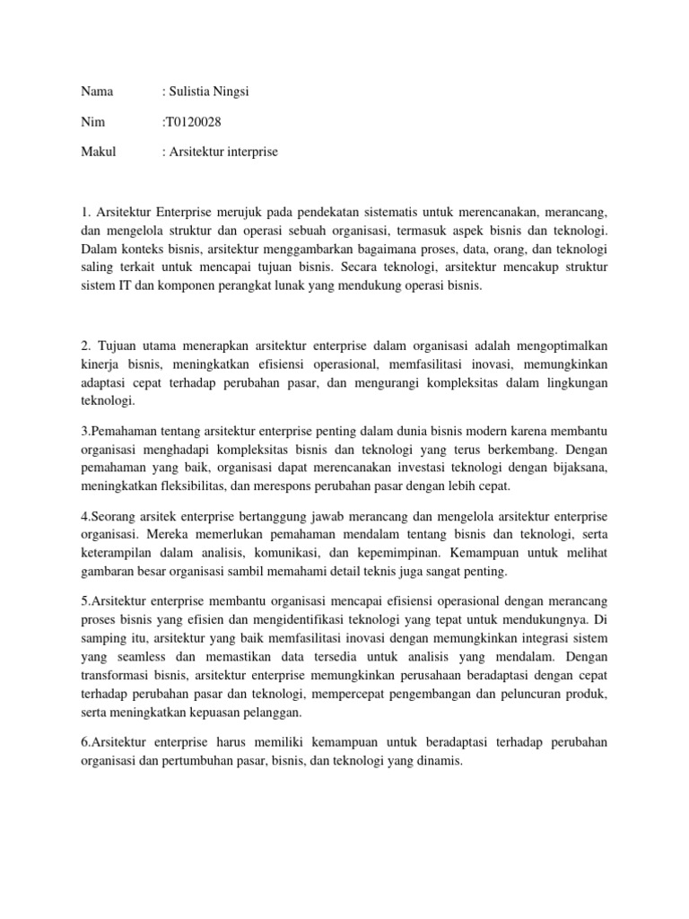 Sulistia Ningsi (Arsitekturinterprise) | PDF | Seni | Komputer