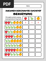 LKPD Menulis Menebalkan Huruf Kelas 1 Bahasa Indonesia | PDF