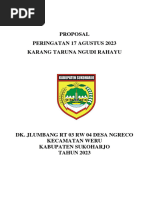 Contoh Proposal 17 Agustus | PDF