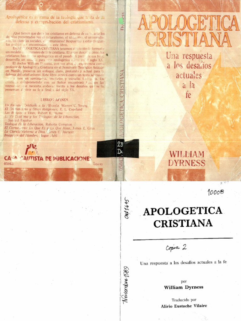 Apologética Cristiana William Dyrness | PDF