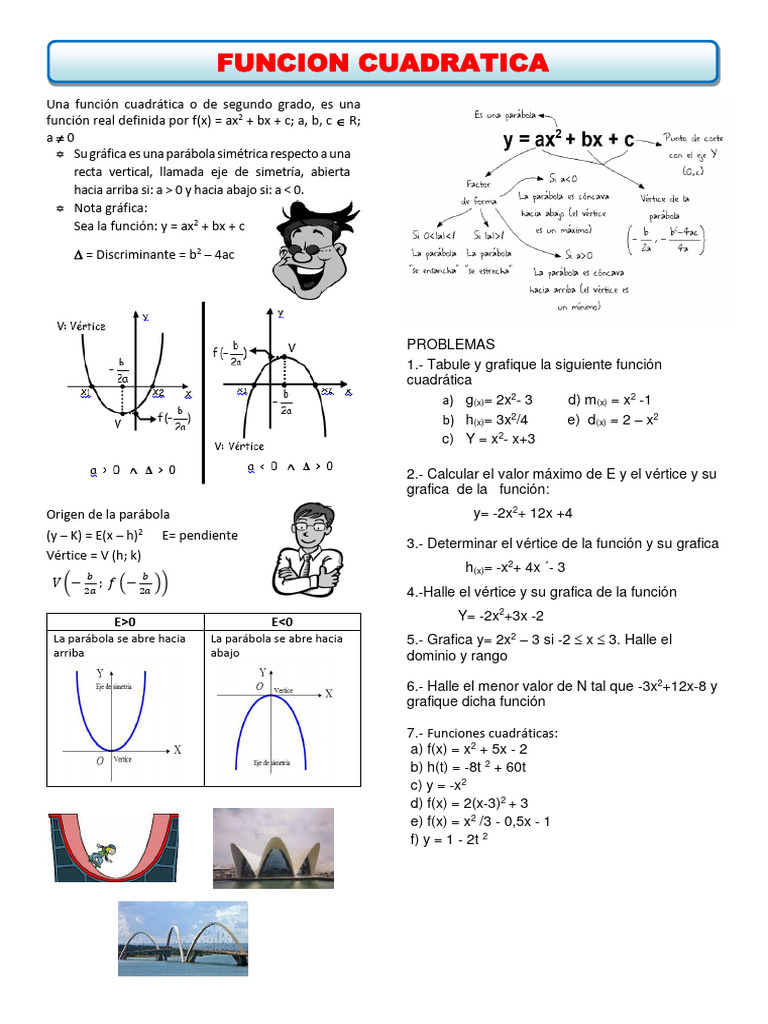 Funcion cuadratica | PDF | Geometría | Geometría analítica