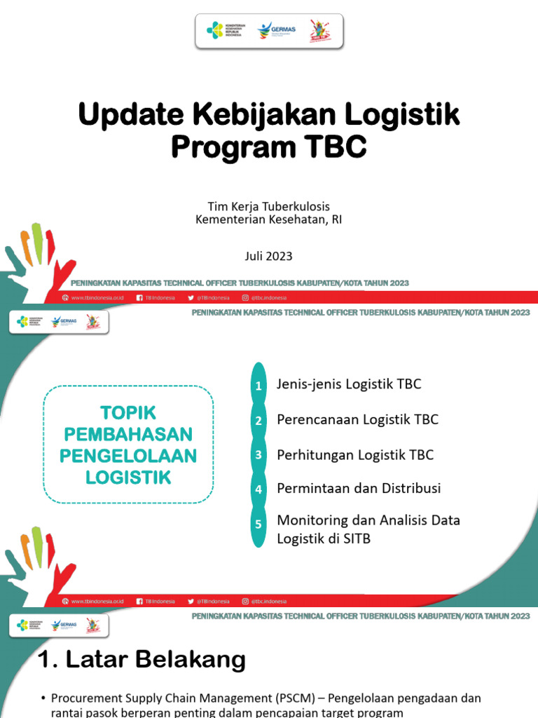 Update Kebijakan Logistik Dan Monitoring Analisis Data Logistik 2023 | PDF