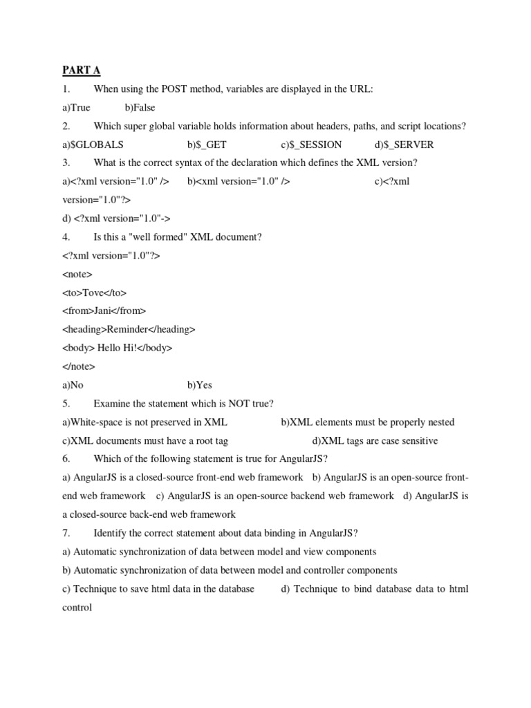 WT CAT 2 Preaparation Material | PDF | Computing | Software Engineering