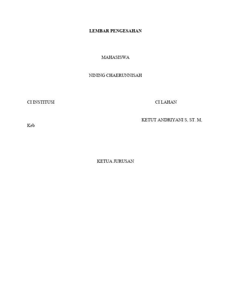 Contoh Skripsi Kti | PDF