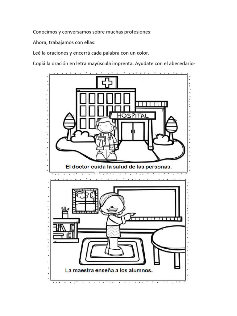 Las Profesiones | PDF