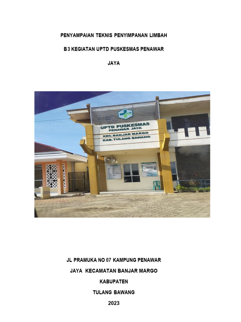 Revisi - Rincian Teknis (Rintek) Lb3 PKM Penawar Jaya 2023 - Salin | PDF