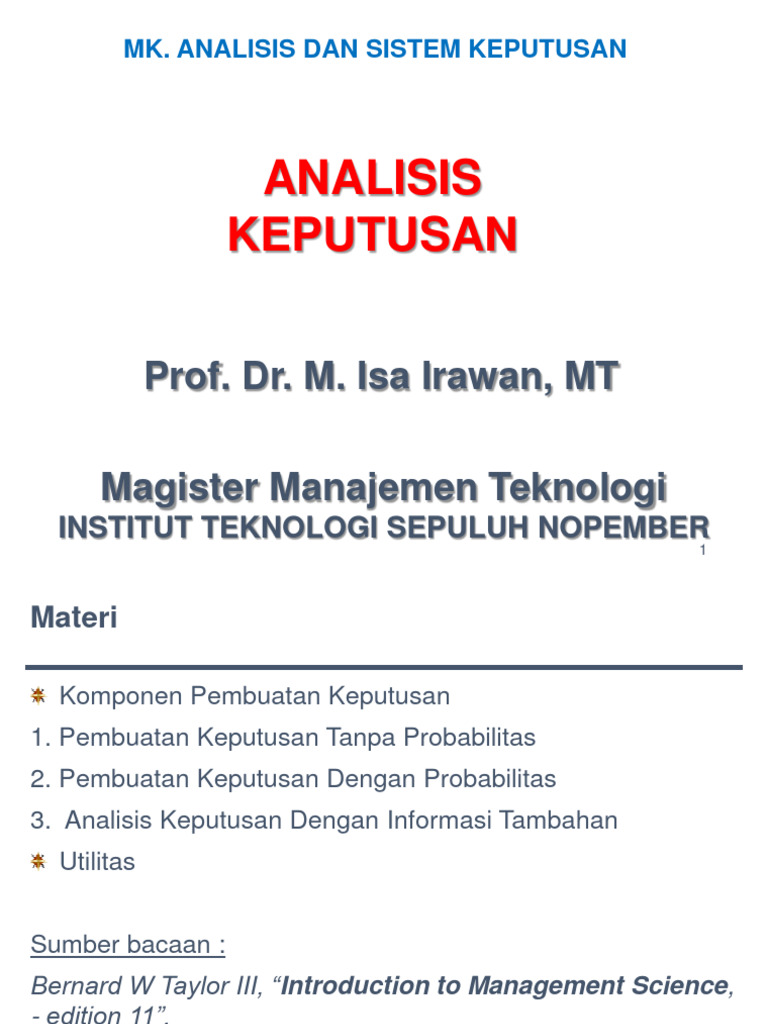 Pohon Keputusan | PDF | Metode & Bahan Ajar