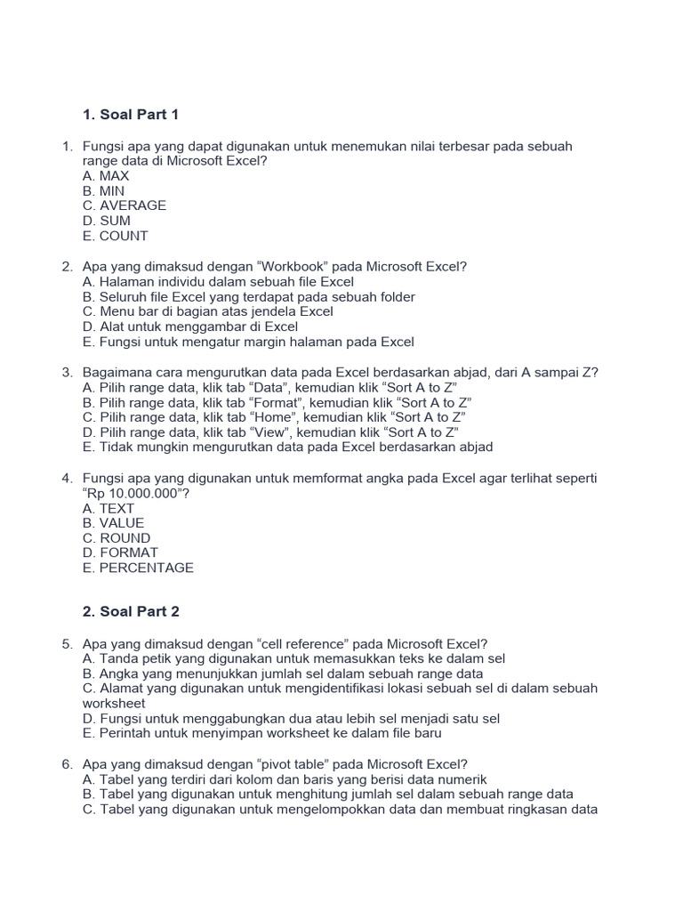 Soal Anak TKJ | PDF