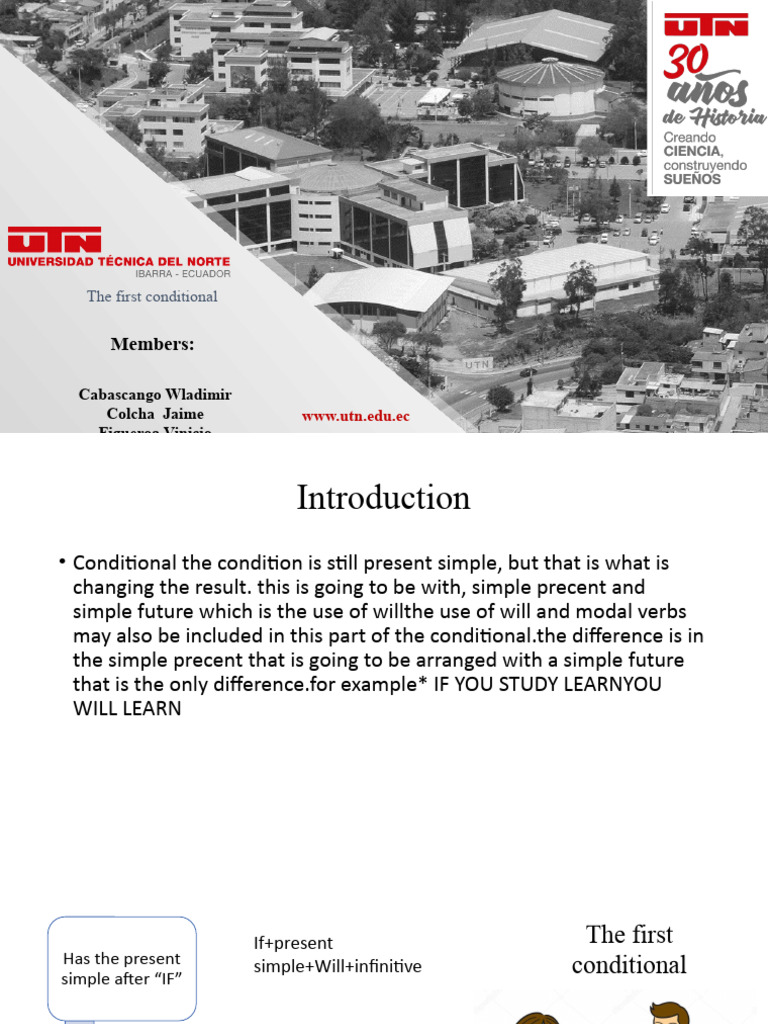 English First Conditional | PDF | Verb | Linguistic Morphology