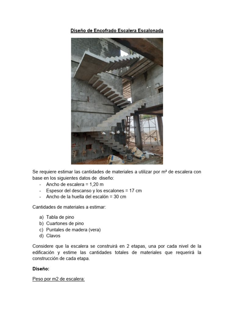 Ejercicio 1 Encofrado | Descargar gratis PDF | Material compuesto | edificio