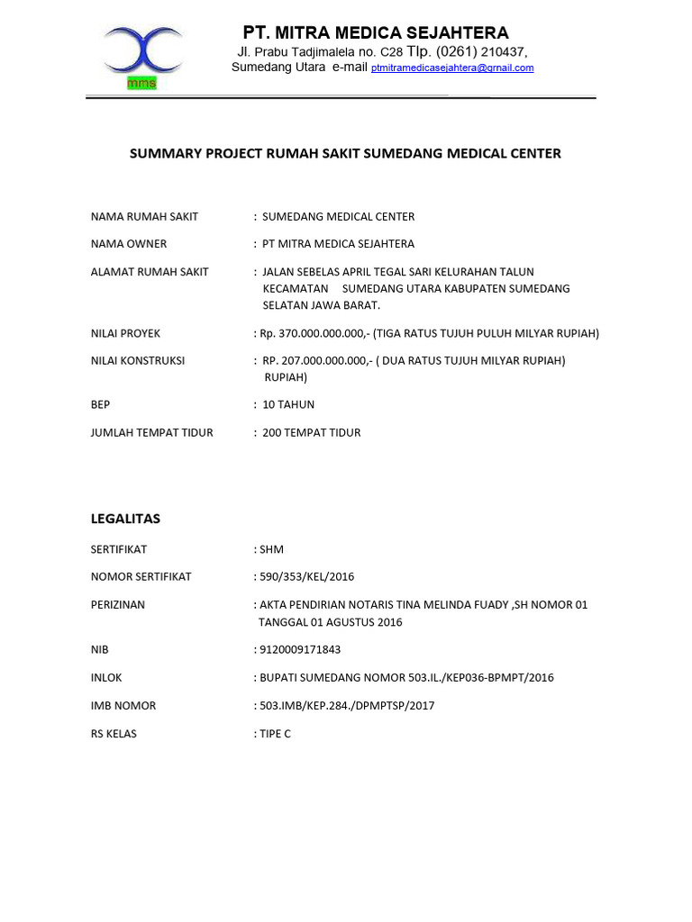 Proposal RS SMC | PDF