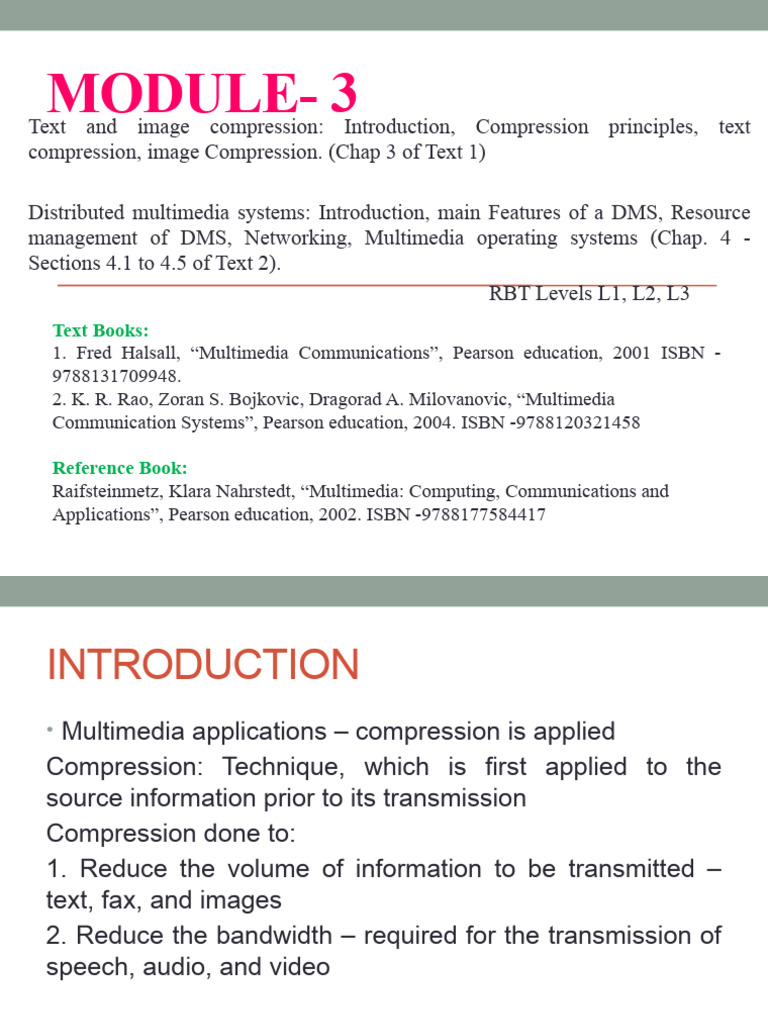 Module 3 Pdf Data Compression Computing