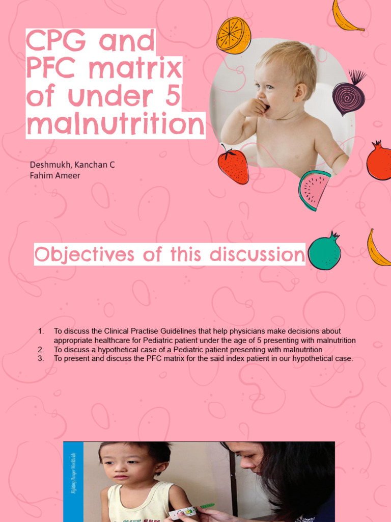 Summarized CPG and PFC | PDF | Malnutrition | Breastfeeding