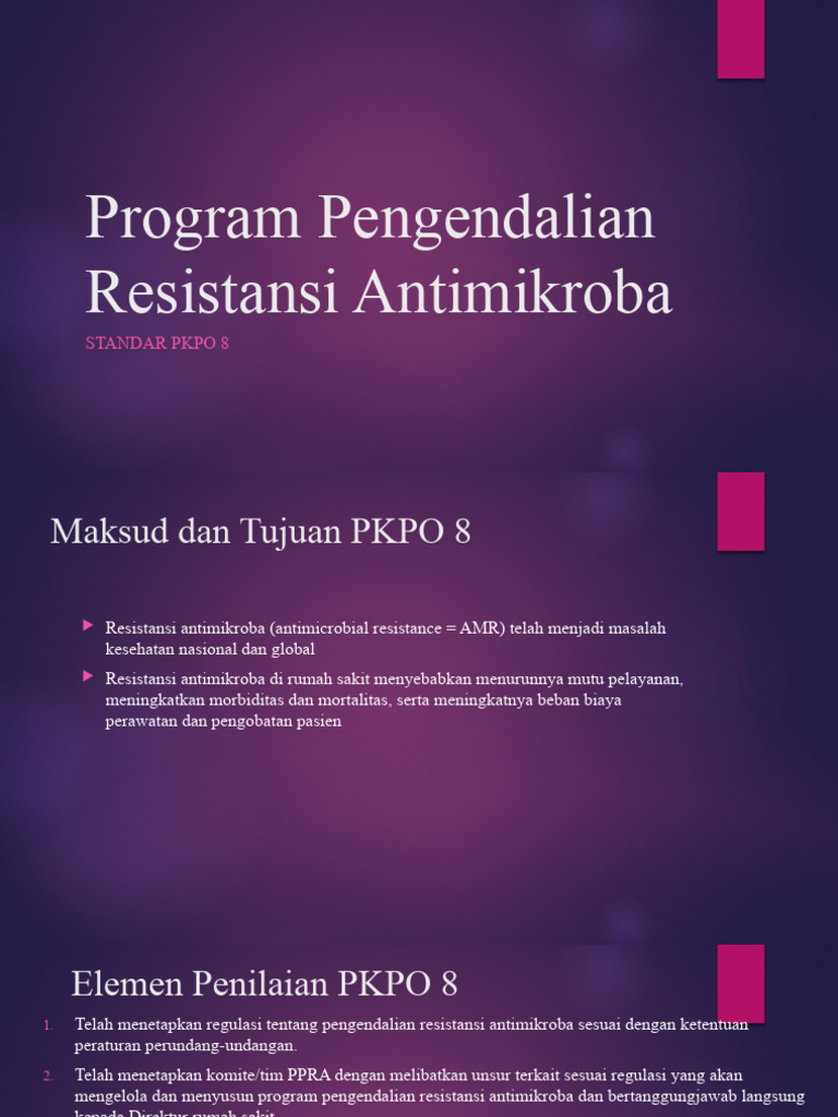 Pengendalian Resistansi Antimikroba | PDF