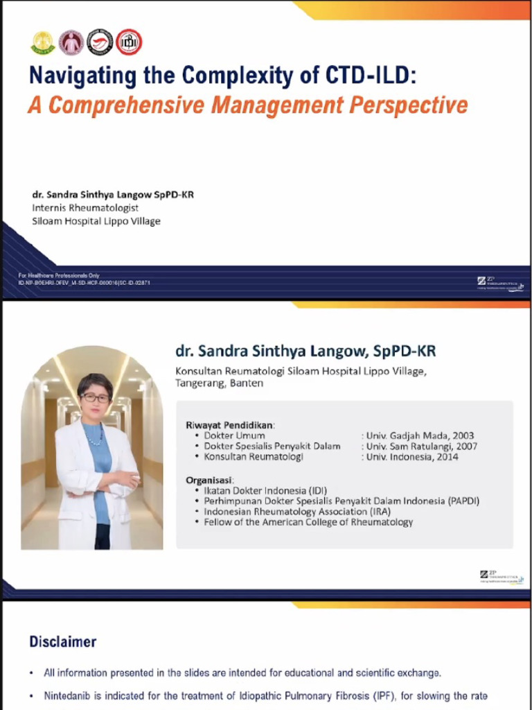 Navigating The Complexity of CTD-ILD | PDF