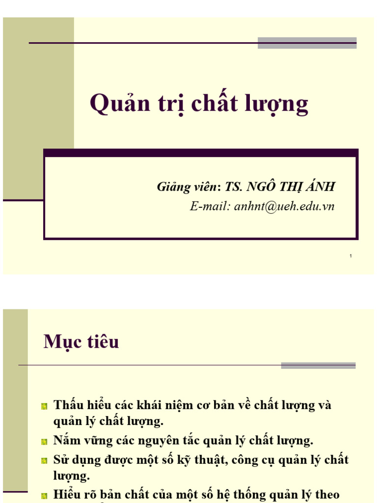 Giao Trinh QTCL | PDF